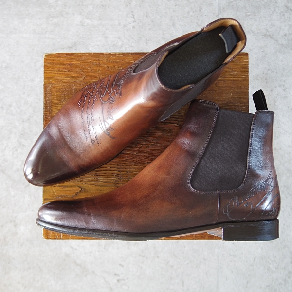 ベルルッティ買取｜神奈川県横浜市のお客様よりCURSIVE BOOTSをお譲りいただきました | 東京・代官山の高級中古革靴買取 ...